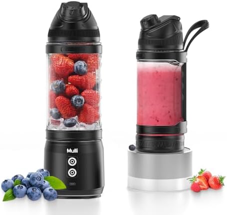 Amazon.com: Mulli Portable Blender,Personal Blender for Shakes and ...
