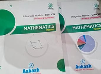 Buy Aakash Integrated Module 1&2 Class 8 Mathematics (Second Hand ...