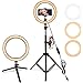 Amazon.com: 10" Selfie Ring Light with Adjustable Tripod Stand, 3 Modes ...