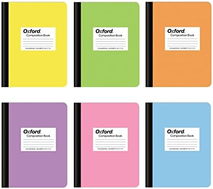 Amazon.com: Mead Composition Book, 6 Pack of Wide Ruled Composition ...