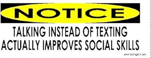 Amazon.com: Talking Instead of Texting Actually Improves Social Skills ...
