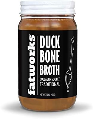 Amazon.com : Fatworks Gourmet Cage-Free Duck Bone Broth, Traditional ...