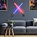 Amazon.com: Cosmos 1 Set Lightsaber Stand Wall Mount Lightsaber Duel ...