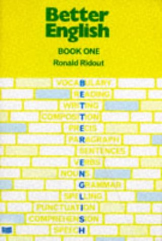 Better English: Book 1 (Better English International Edition) : Ridout ...