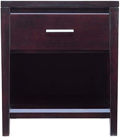 Amazon.com: Modus Furniture Solid Wood Nightstand, 1-Drawer, McKinney ...
