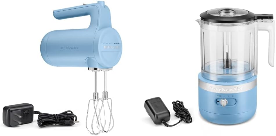 Amazon.com: KitchenAid Cordless 7 Speed Hand Mixer - KHMB732 & Cordless ...