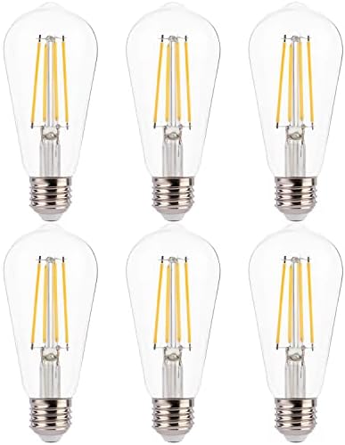 Amazon.com: FLSNT 7W LED Edison Bulbs, 60W Equivalent, 90+ High CRI ...