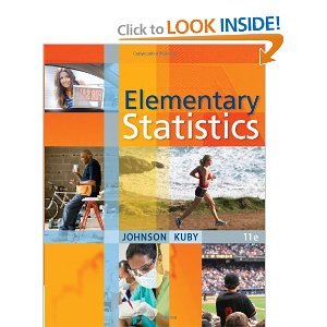 Elementary Statistics 11 edition BYJohnson: Johnson Kuby: Amazon.com: Books