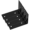 STARVAST 4 Pcs Heavy Duty Shelf Brackets, 125 x 85 x 45mm L Shape Right ...