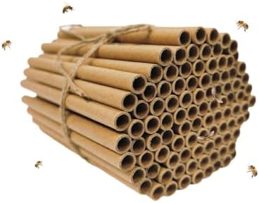 Amazon.com: Mason Bee Tubes | 100 Pack of 6 inch Long by 5/16 Inner ...