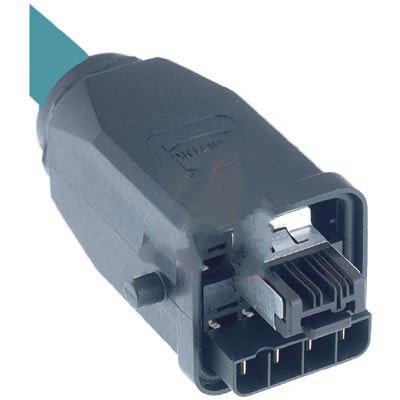 Harting 09451251300 Han3A RJ45 Hybrid Cat5 plug 4+4p IDC: Amazon.com ...