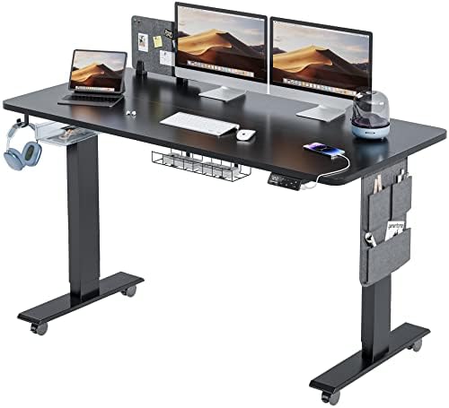 SANODESK QS2+140 * 70cm Dual Motors Standing Desk Height Adjustable ...