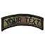 Amazon.com: Custom Text Tab Patch W/Hook Fastener Patch (Red) : Clothing, Shoes & Jewelry