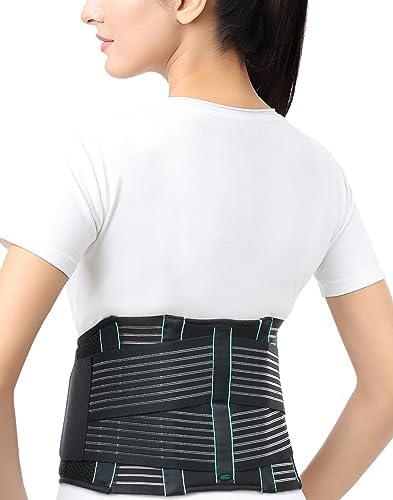 Amazon.com: TYNOR Back Support Belt, Back Brace for Lower Back Pain ...
