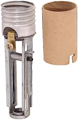 B&P Lamp® Medium Base, Adjustable Keyless Candle Socket - Household ...