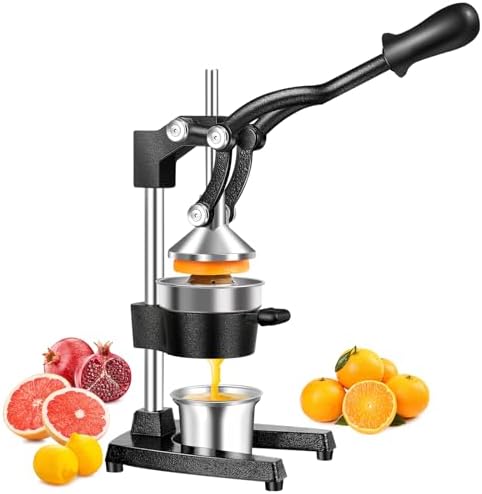 Amazon.com: Cast-Iron Manual Citrus Juicer Hand Press Orange Juice ...