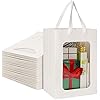 Amazon.com: EUSOAR Gift Bag with Window, 50pcs 7"x5.12"x9.84" White ...