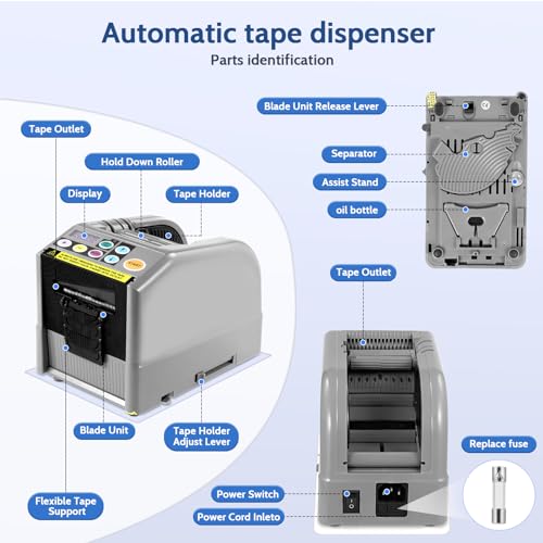 Snapklik.com : Automatic Tape Dispenser, Ribbon Cutting Machine ...