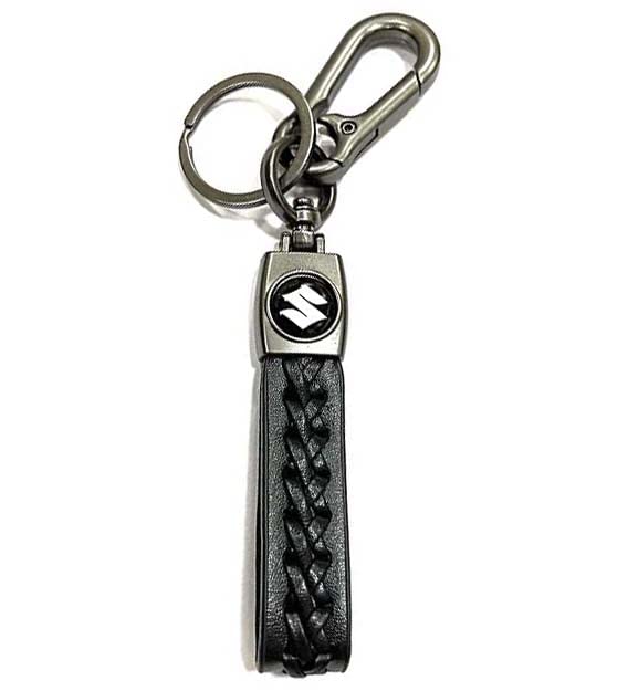 NSV Genuine Leather Maruti Suzuki Car Keychain Compatible for All ...