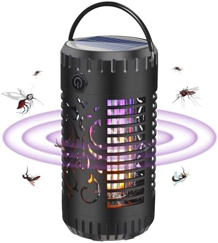 Amazon.com : Jahy2Tech Solar Bug Zapper Outdoor Mosquito Zapper ...