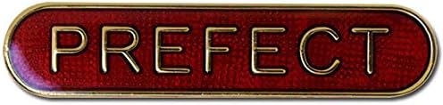 Amazon.com: 1000 Flags Prefect Pin Badge in Red Enamel with Rounded ...