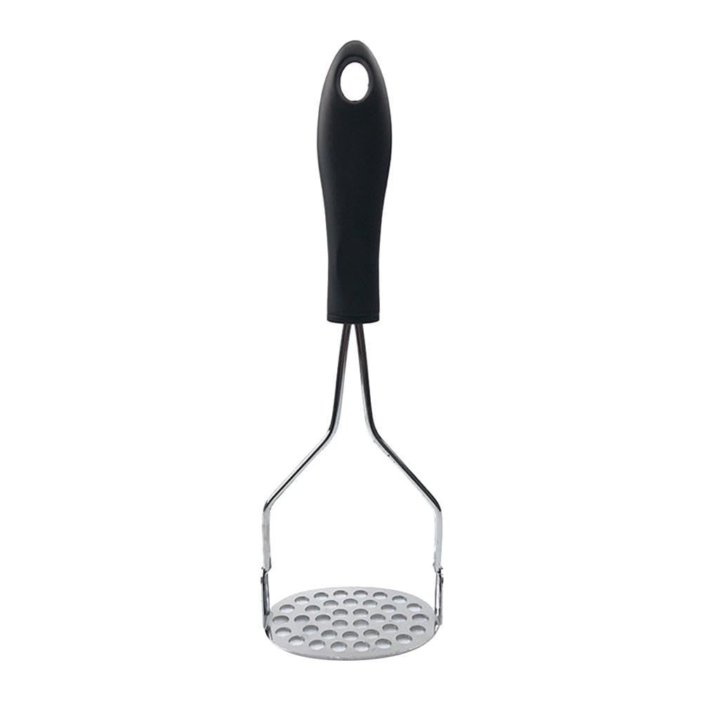 Potato Masher Heavy Duty Stainless Steel Potato Non-Stick Nylon Mesher ...