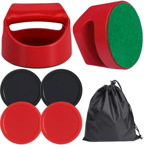 Amazon.com : Coopay Air Hockey Pucks and Paddles - 2 Hockey Pushers & 4 ...