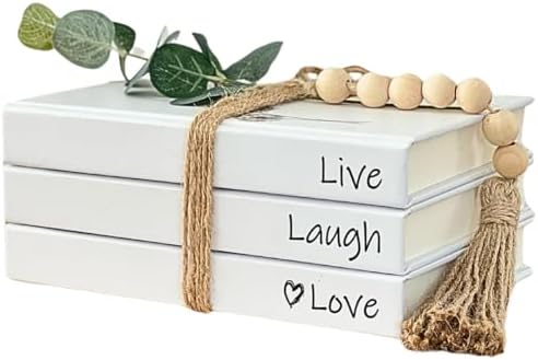 Amazon.com: MINI ZOZI Faux Books For Decoration Fake Book Decor ...