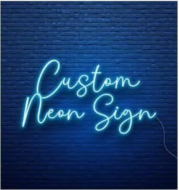 Canvas Champ Letrero de neón con luz LED personalizable, regulable ...