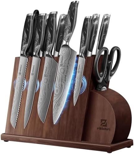 Professional 8-Piece German High Carbon Stainless Steel Kitchen Knife ...