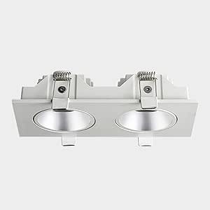 LED Spotlight, 8.27in Recessed Lighting LED Rectangular Ceiling Spot ...