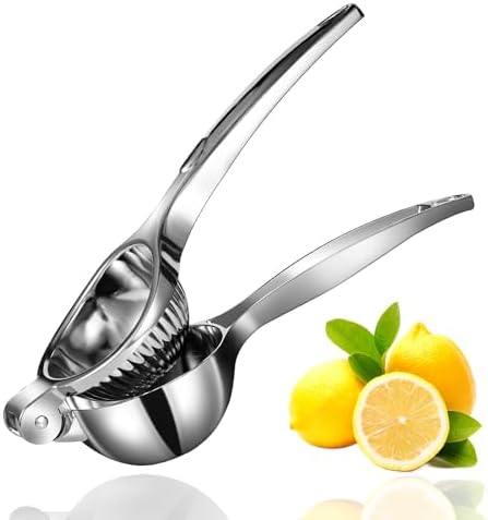 Amazon.com: Lemon Squeezer Stainless Steel Heavy Duty Manual Juicers ...