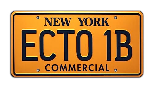 Ghostbusters: The Video Game | ECTO 1B | Metal Stamped License Plate ...
