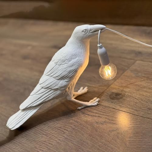 OVANUS Crow Lamp - Raven Lamp Adjustable Brightness with Bulb，Bird lamp ...