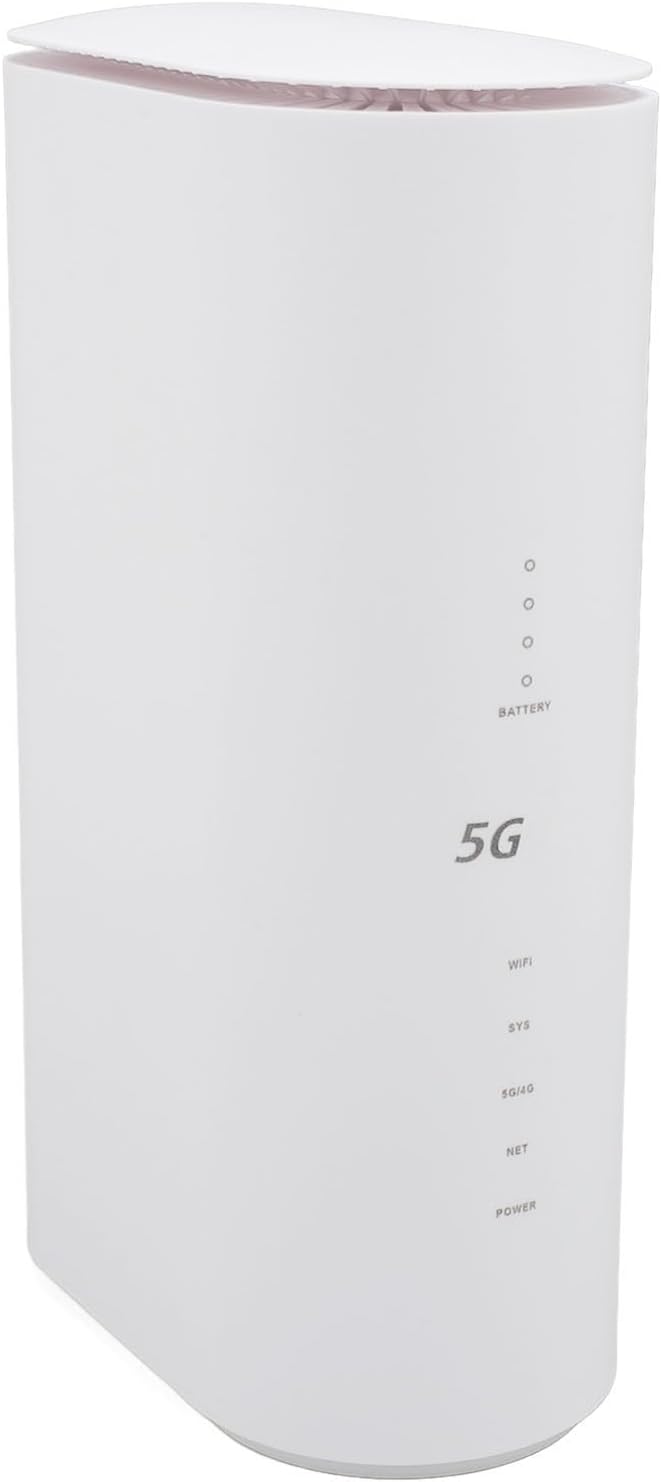 CPE 5G con Slot per Scheda SIM, WiFi 6 Dual Band Router Domestico con 8 Antenne Ad Alto Guadagno ...