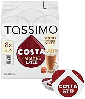 Amazon.com: Tassimo Costa Caramel Latte 8 per pack : Grocery & Gourmet Food