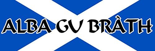 Amazon.com - Alba Gu Brath Bumper Sticker (Vinyl Decal Scottish scot ...