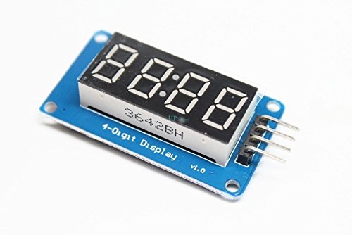 OLatus 4 Bits Digital Tube LED Display Module With Clock Display TM1637 ...