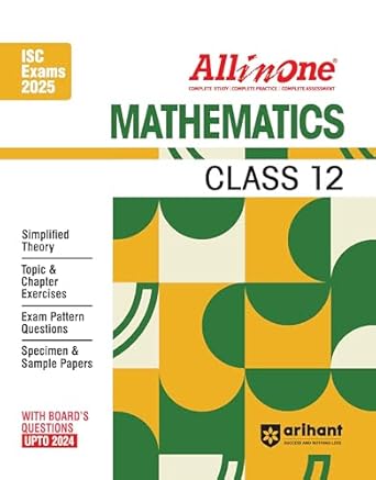 All In One Mathematics Class 12th Based On Latest NCERT For ISC Exams ...