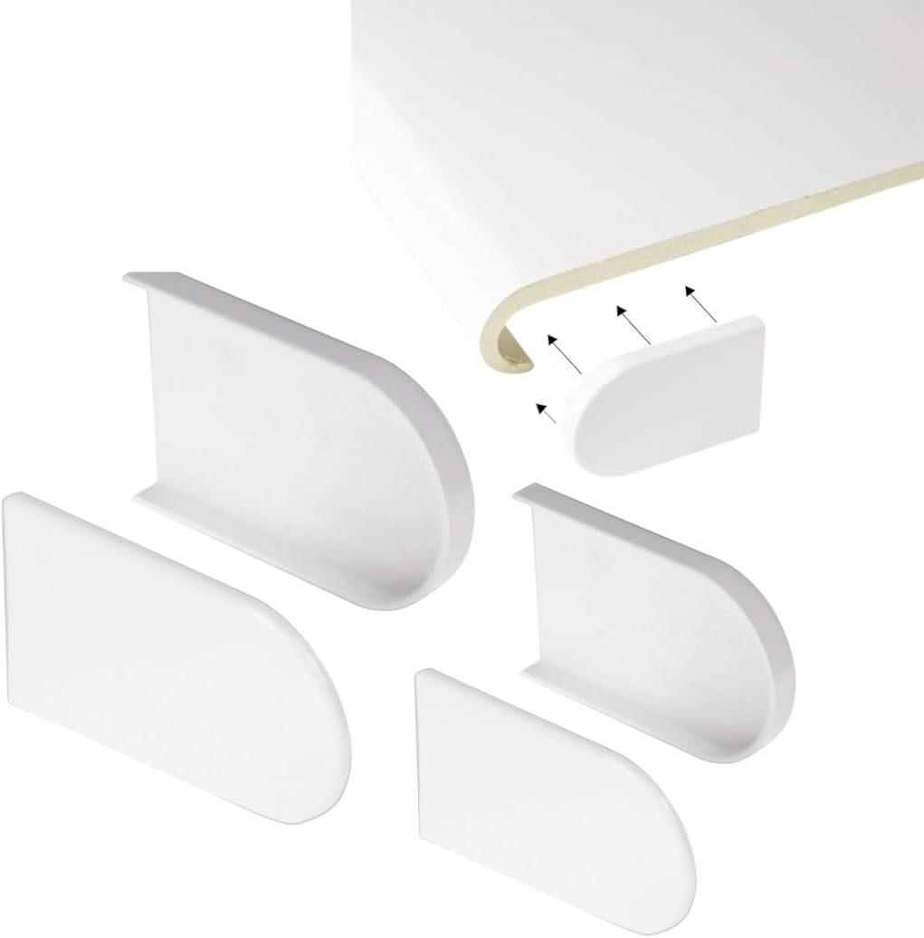 Short Window Cill Bullnose Capping End Caps (Four) Eurocell Compatible ...