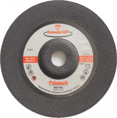 Polymak DC DIAMOND CUT - 100mm X 6mm X16mm Die Grinding Disc - Polymac ...