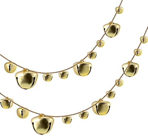Amazon.com: Bell Hanging String Gold Bells Decorative Bells Metal ...