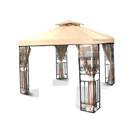 Amazon.com: Gazebo Canopy Replacement Top 10x10 - Double Tier Patio ...
