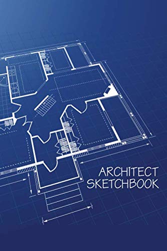 Architect Sketchbook: 5x5 Graph Paper Sketch Journal for Architectural ...