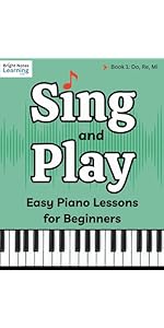 Amazon.com: Sing and Play Easy Piano Lessons for Beginners Book 1 ...