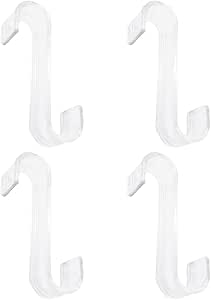 Amazon.com: TOPPERFUN 4pcs S Shaped Radiator Hooks Plastic Door Hooks ...