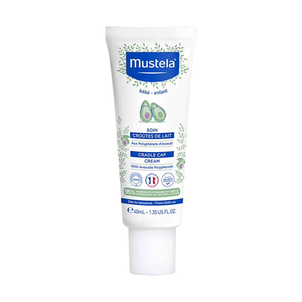 Mustela Baby Cradle Cap Cream – Seguro para recién nacidos – con ...