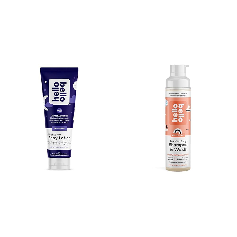 Amazon.com: Hello Bello Premium Baby Lotion and Extra Gentle Shampoo ...