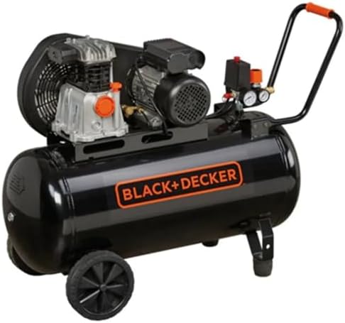 Black & Decker Air Compressor, Belt Driven, 100L Horizontal Tank ...