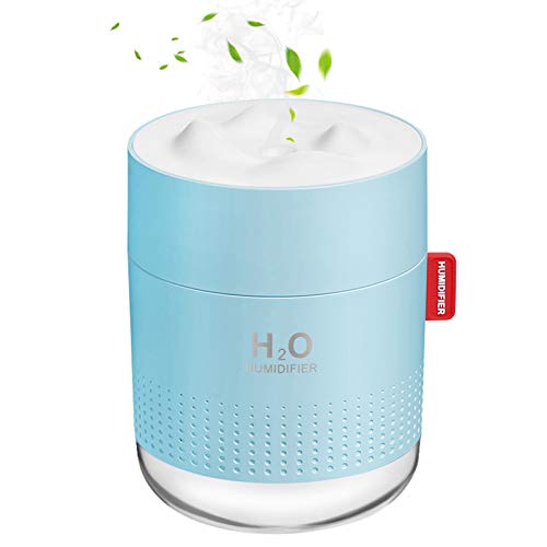 Portable Mini Humidifier, 500ml Small Cool Mist Humidifier, USB ...